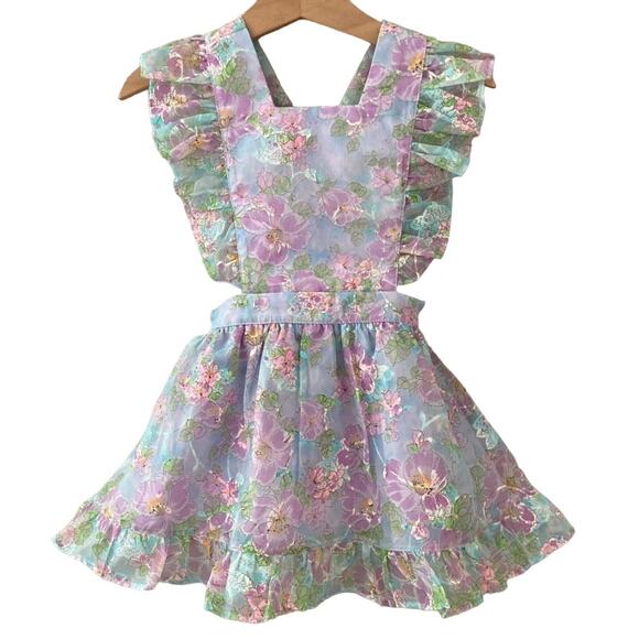 Stellabella | Dresses | Stellabella New Floral Pinafore Dress Pastel ...